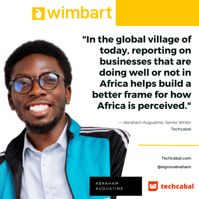 Abraham Augustine, TechCabal – Wimbart