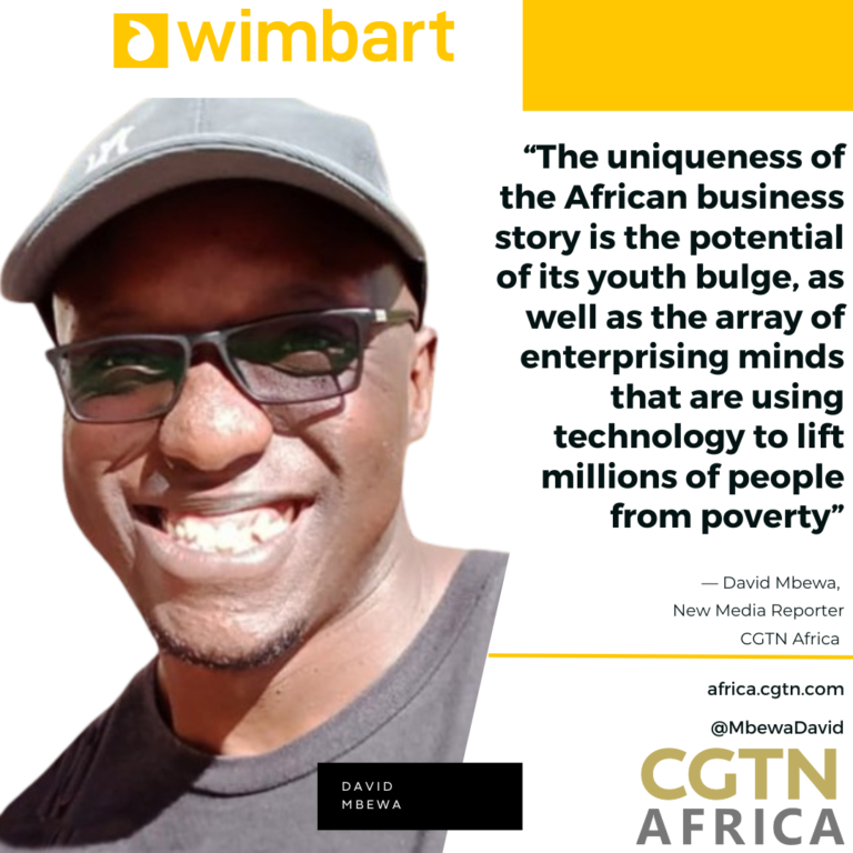 David Mbewa, CGTN Africa – Wimbart